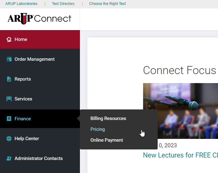 Connect Pricing | ARUP Laboratories